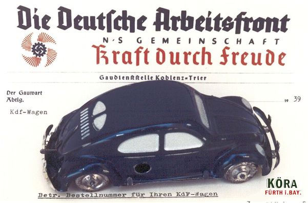 KÖRA KdF WAGEN VW V3