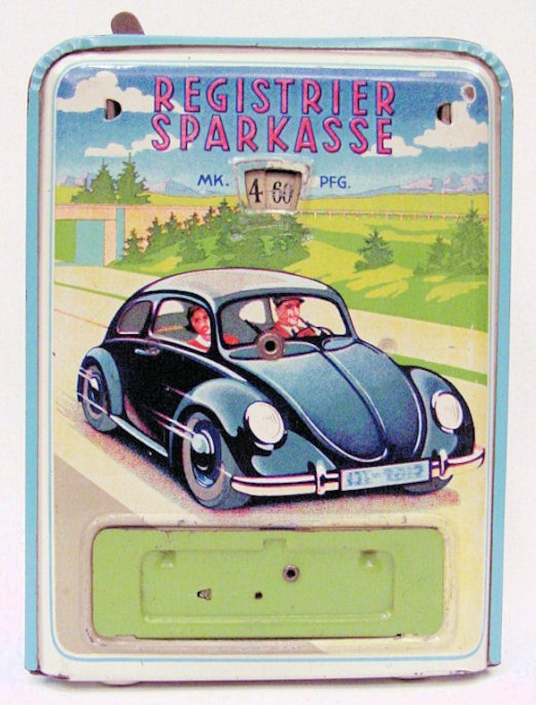 GEOBRA KdF WAGEN VW ERA SPARDOSE